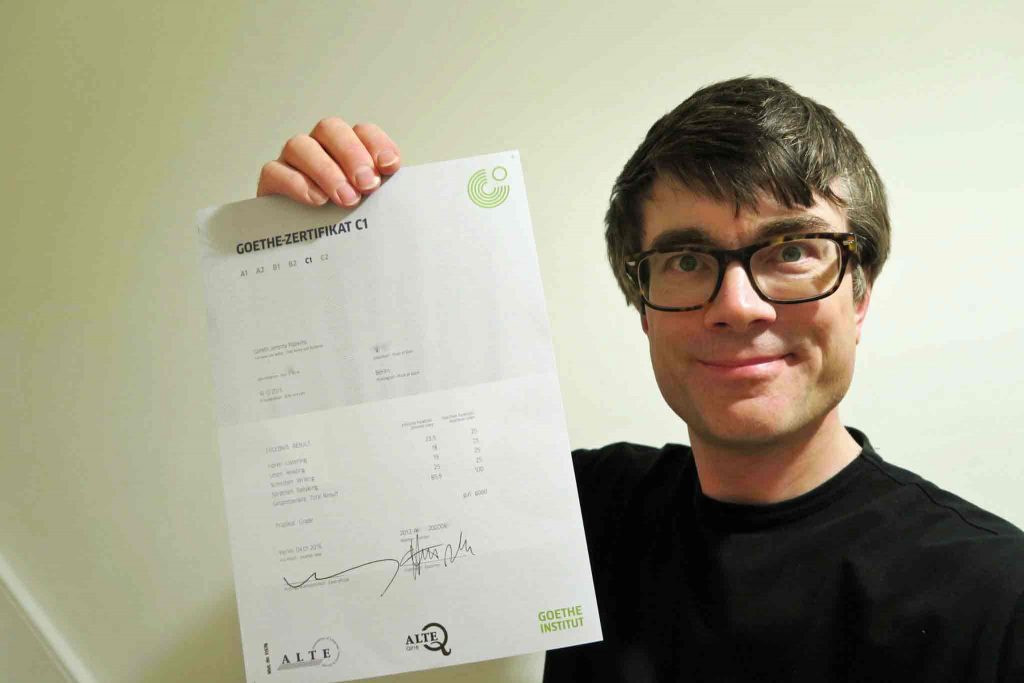 How to prepare for the Goethe Institut C1 German exam: what I did